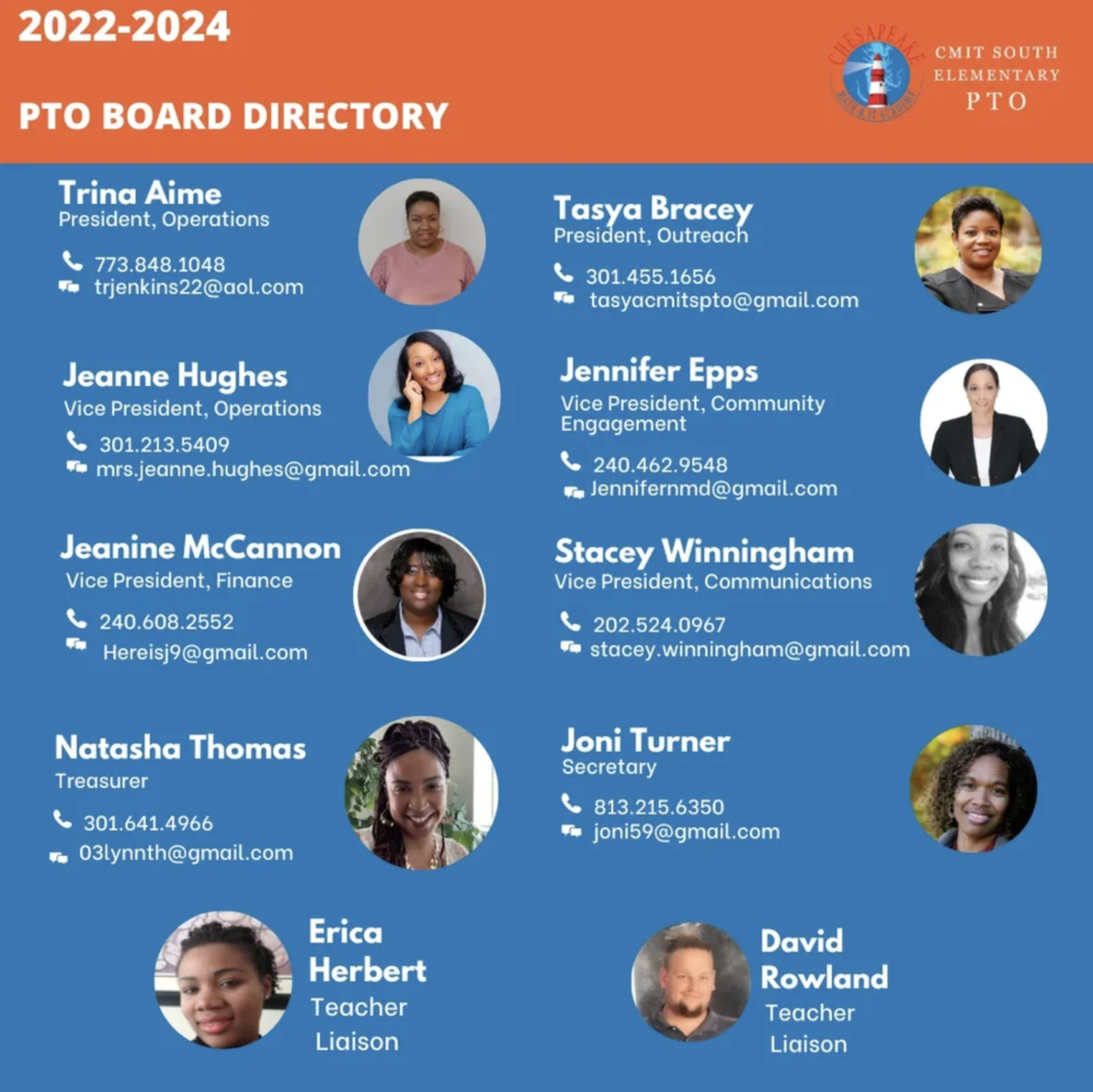 PTO – Chesapeake Math and IT Academy South Elementary School